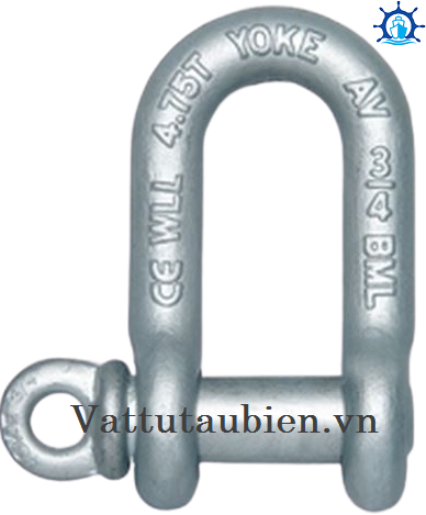 Forged Carbon Chain Shackle With Screw Pin - Vật Tư Tàu Biển